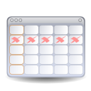 Evolution-calendar icon