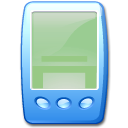 pda, Blue icon