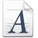 Font, truetype icon