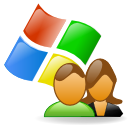 windows, Users icon