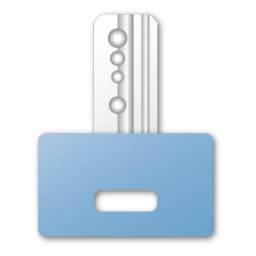 Key, Blue icon