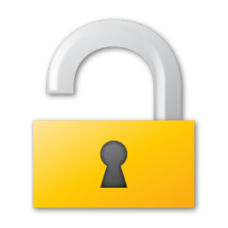 yellow, Lock icon