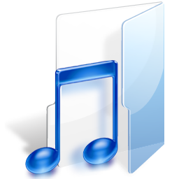 Folder, music, song icon