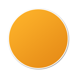 Orange, Ball icon