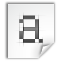 pcf, Font icon