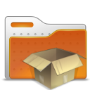 Folder, Box icon