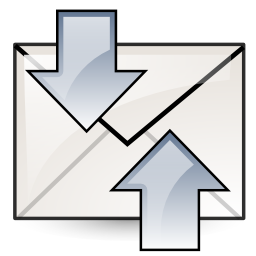 receive, send, mail icon