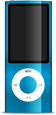 Blue, ipod, nano icon