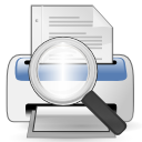 Print, document, preview icon