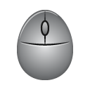 Gray mouse, Mouse, oval mouse icon