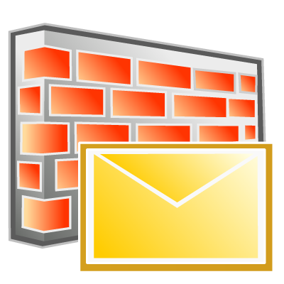 Filter, Firewall, Block, Email icon