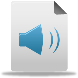 File, Audio icon