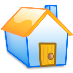 yellow, Home icon