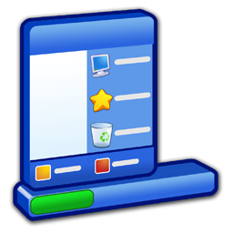 menu, start, taskbar, & icon