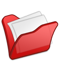 Mydocuments, Folder, red icon