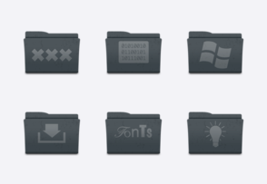 Leox Graphite Icon