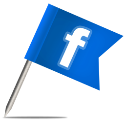 Facebook, flag icon