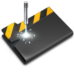 Wip, Folder, Laser icon