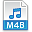 Extension, m4b, File icon