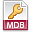 File, mdb, Extension icon