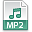 mp2, File, Extension icon