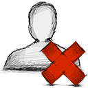 Deny, user icon