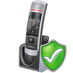 Check, Microphone icon