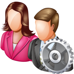user, config, Accounts icon