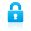 Lock, Blue icon