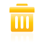 yellow, Bin icon