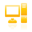 yellow, Computer icon