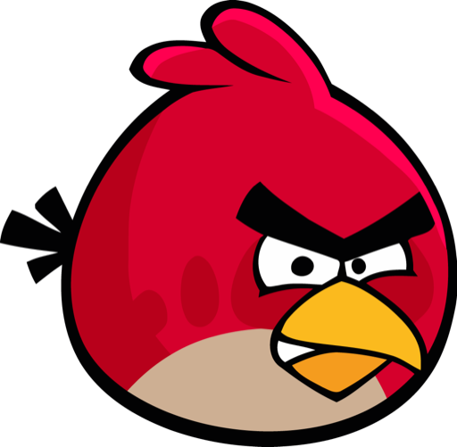 red bird, Angry birds icon