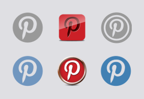 Pinterest icons