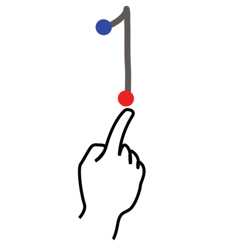 number, stroke, One, Gestureworks icon
