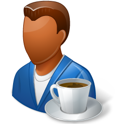 person, Coffee, male icon