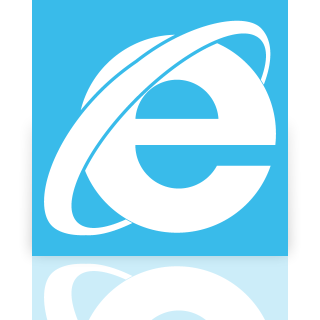 internet, Explorer, Mirror icon