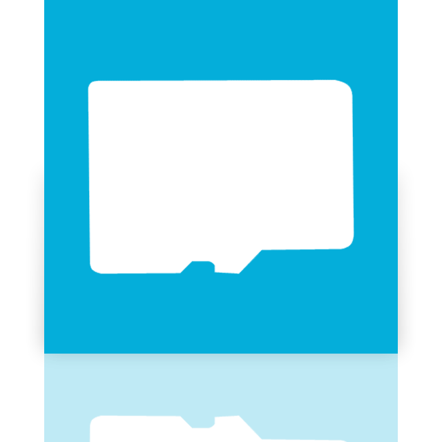 Micro, Mirror, Sd, card icon