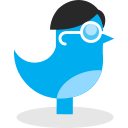 twitter, nerd icon