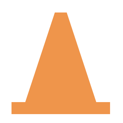 Traffic, player, cone, video, Vlc icon