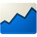 B, line, graph icon