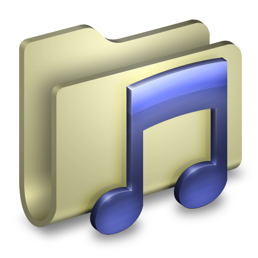 Folder Itunes Music Icon