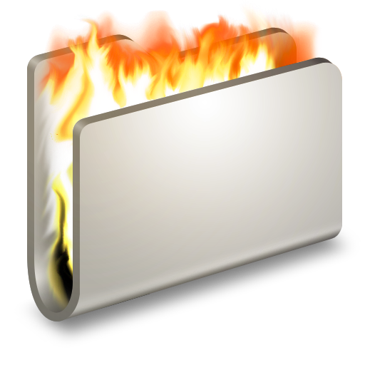 fire, Burn, Folder icon