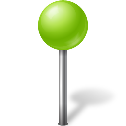 mapmarker, chartreuse, Ball icon