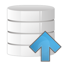 Up, Arrow, Database icon