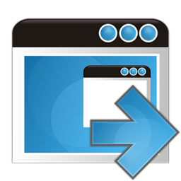 right, Arrow, Application icon