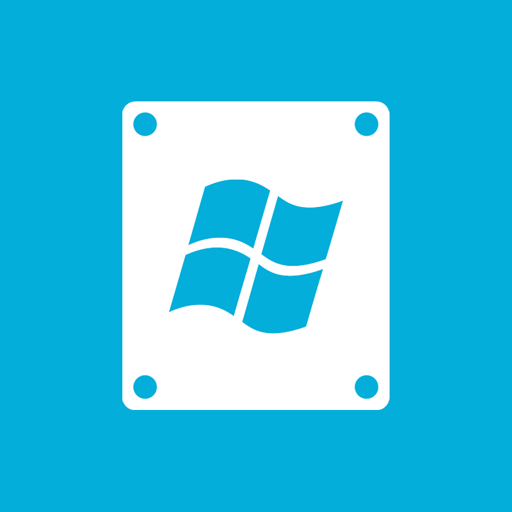 windows, drive icon
