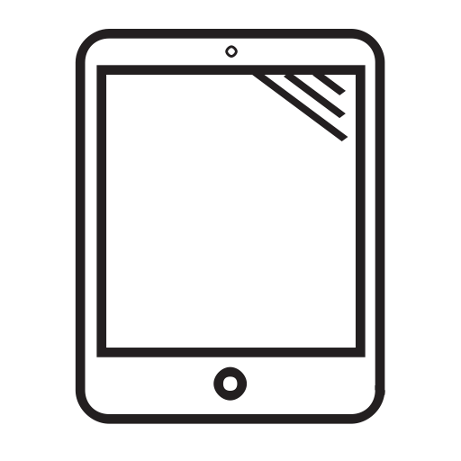 Ipad Clip Art Black And White 5,100+ Black Ipad White Background Stock