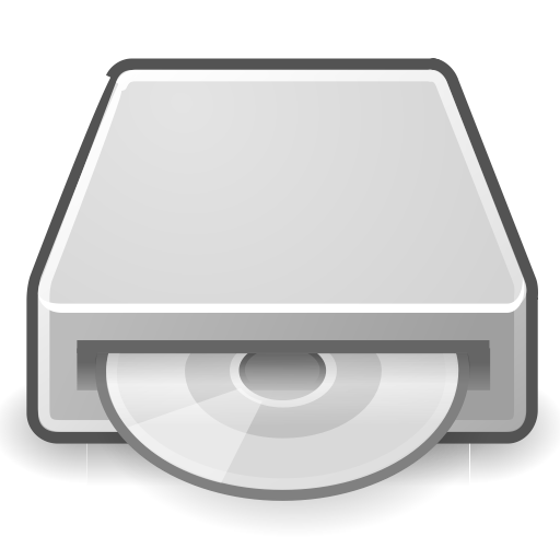 optical, drive icon
