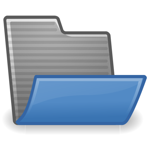 Accept, drag, Folder icon