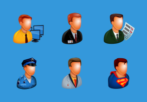 Free Large Boss Icon Set